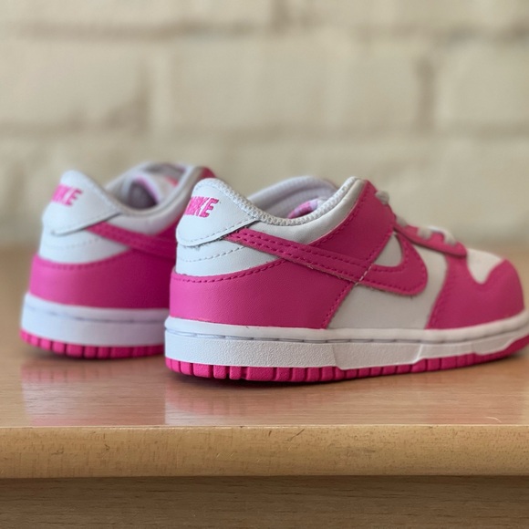 Nike | Shoes | New Nike Dunk Low Barbie Fb97102 Td Kids Fuchsia Pink ...